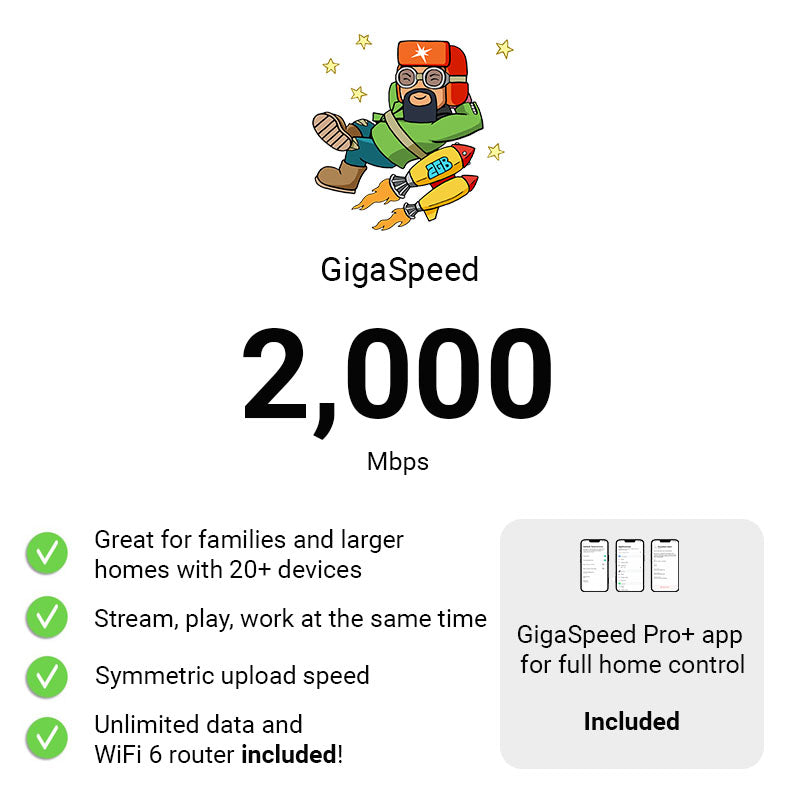 Internet Overview Page - Centric Fiber